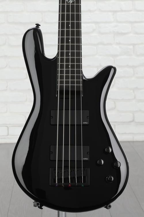 Spector NS Ethos High Performance 5 Bass Guitar - Solid Black Gloss ...