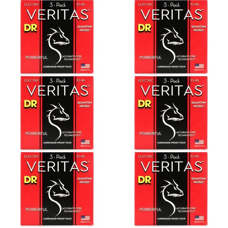 DR Strings VTE-10 Veritas Electric Guitar Strings - .010-.046 Medium ... DR Strings VTE-10 Veritas Electric Guitar Strings - .010-.046 Medium ...