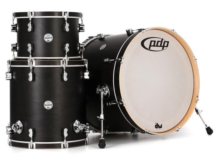 PDP Concept Maple Classic 3-piece Shell Pack with 22" Bass - Ebony ...