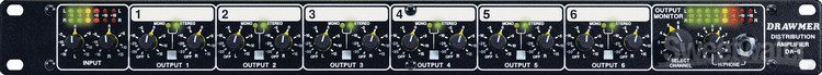 Drawmer DA6 Balanced Distribution Amplifier | Sweetwater
