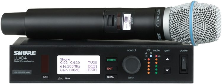 Shure ULXD24/B87A Handheld Wireless System | Sweetwater