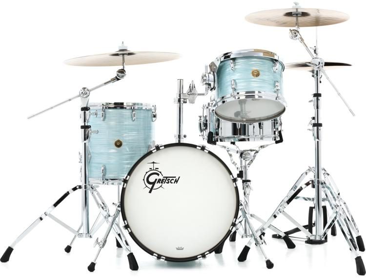 Gretsch Drums USA Custom GRKT-J483 3-piece Shell Pack - Vintage Oyster ...