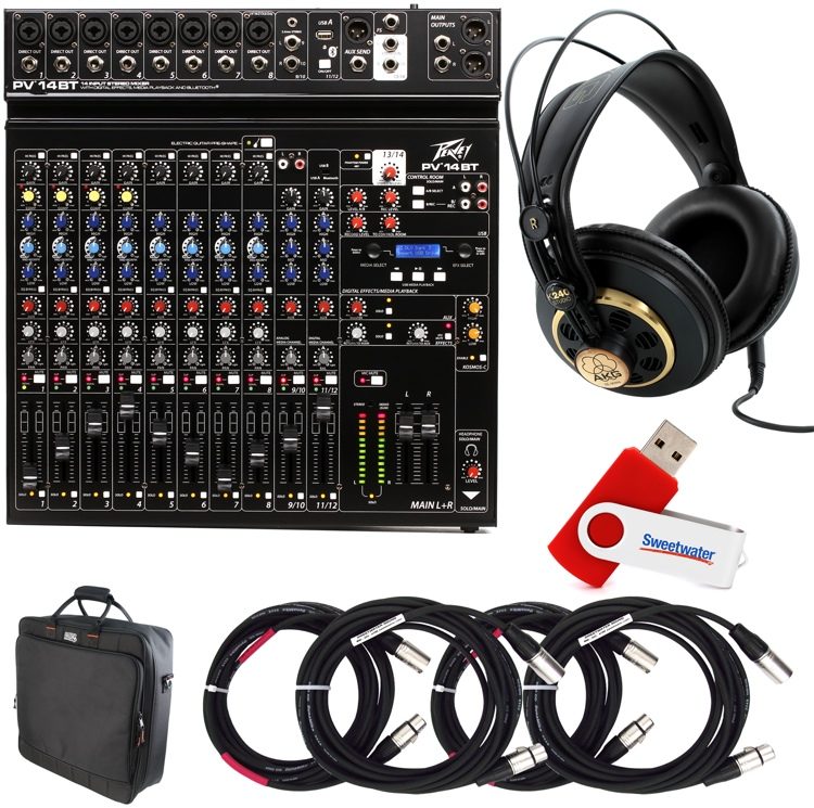 Peavey PV 14 BT Mixer Package | Sweetwater