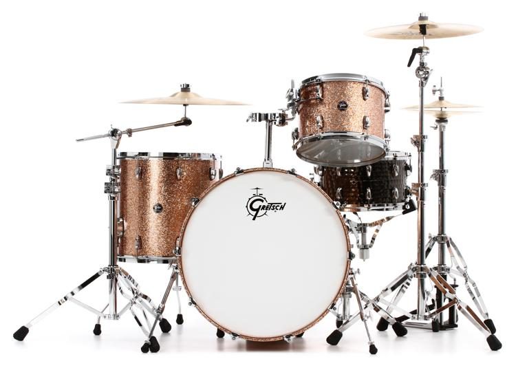 Gretsch Drums Renown 3-piece Rock Shell Pack w/ 24" Kick - Copper ...