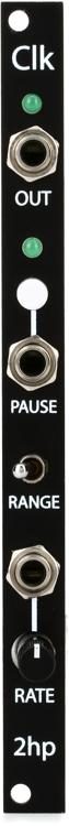 2HP Clk Eurorack Clock Module - Black | Sweetwater