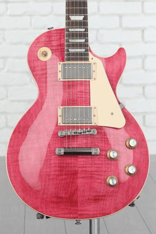 Gibson Les Paul Standard '60s Figured Top Electric Guitar - Trans Fuchsia | Sweetwater