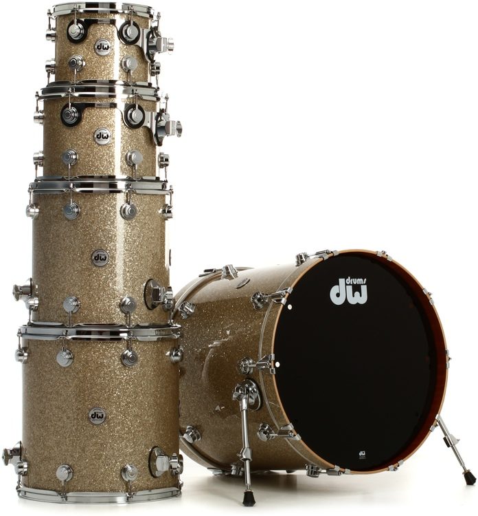 DW Collector's Series Finish Ply - 5-Piece Shell Pack Maple Mahogany in ...