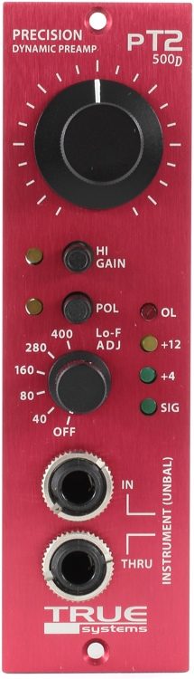True Systems pT2-500D Microphone Preamp | Sweetwater