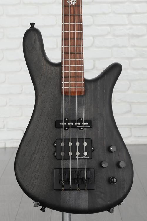 Spector USA NS-2 Bass Guitar - Black Stain, Sweetwater Exclusive