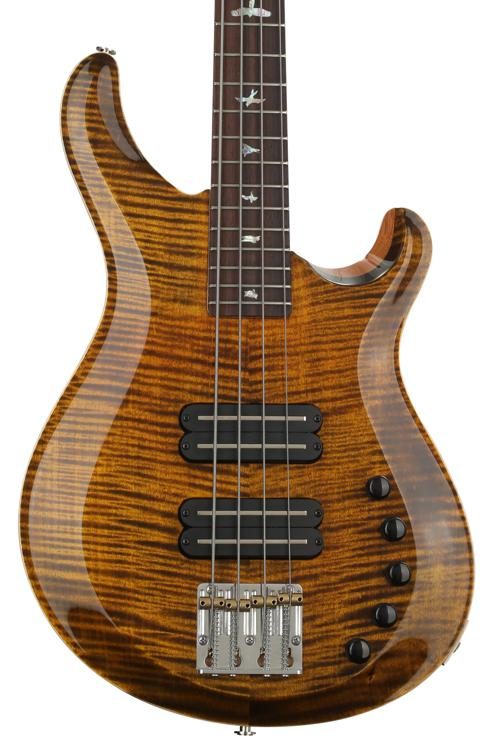 PRS Grainger 4-String Bass Guitar - Yellow Tiger with Rosewood ...