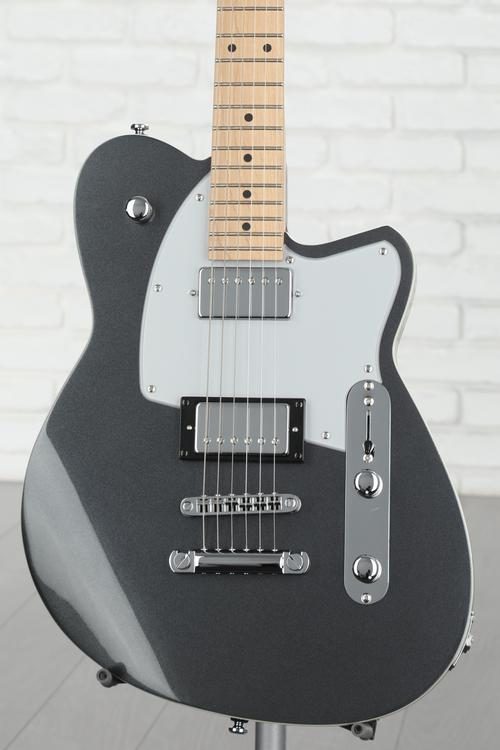 Reverend Charger HB Solidbody Electric Guitar - Gunmetal | Sweetwater