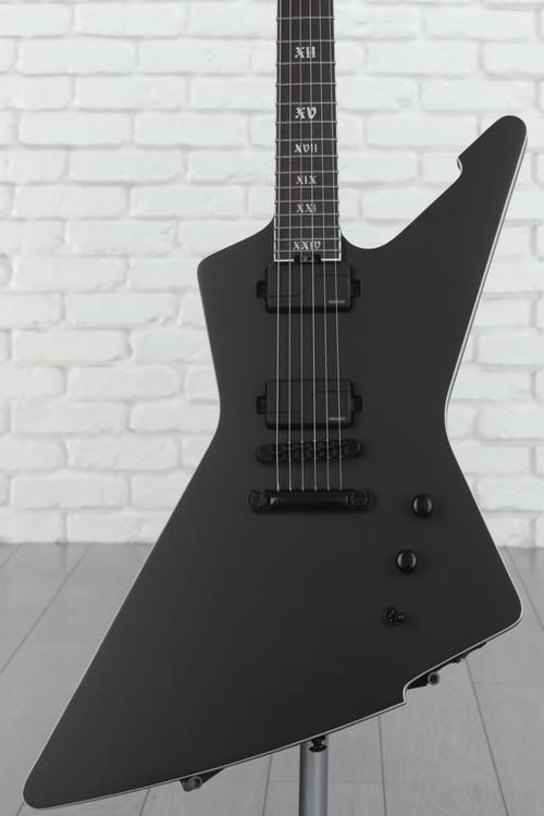 Schecter E-1 SLS Evil Twin - Satin Black | Sweetwater