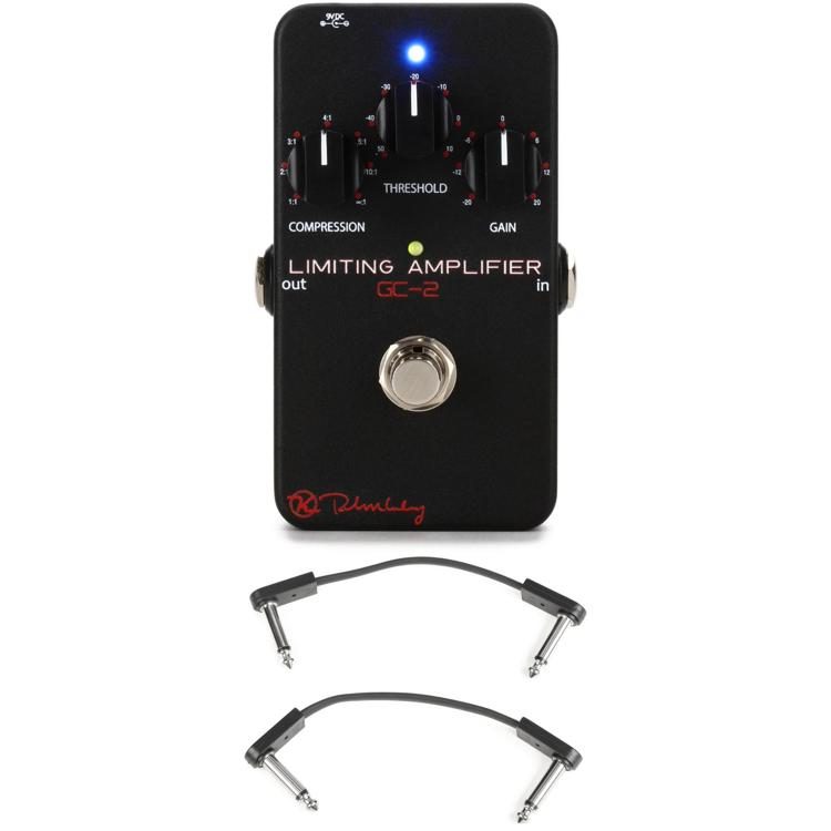 Keeley GC-2 Limiting Amplifier Compressor Pedal with 3 Patch Cables ...