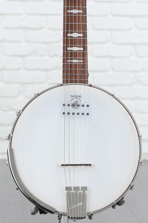 Deering Goodtime Six Acoustic-electric Open-back 6-string Banjo ...
