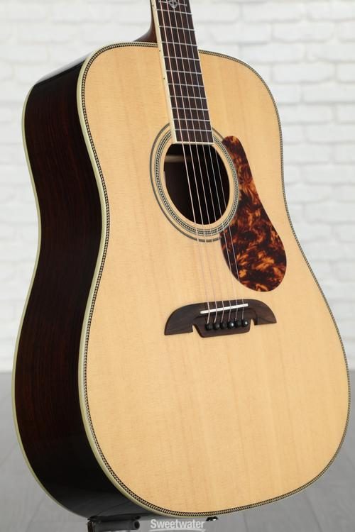 Alvarez MD70 Herringbone Acoustic Guitar - Natural | Sweetwater
