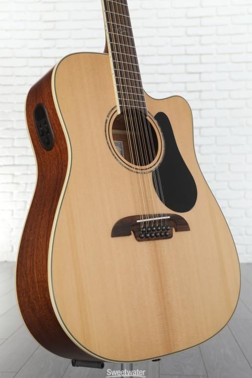 Alvarez AD60ce 12-string Acoustic-electric Guitar - Natural | Sweetwater