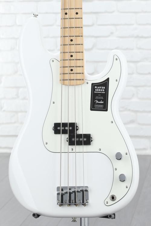 Fender Player Precision Bass - Polar White with Maple Fingerboard ...