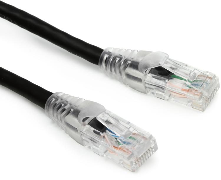 Pro Co CC6.K.010F Cat 6 Ethernet Cable - 10 foot Black | Sweetwater