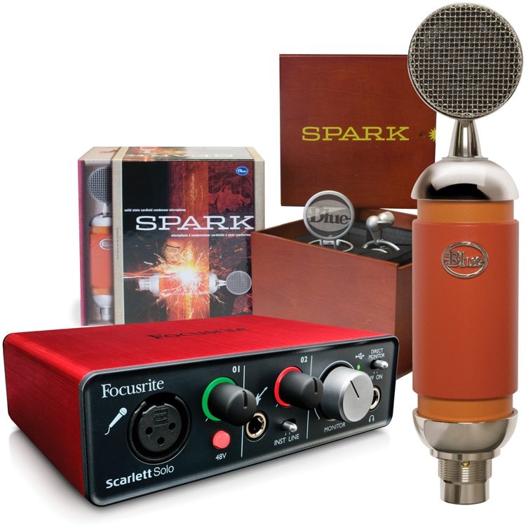 Blue Microphones Spark/Scarlett 2i2 Bundle | Sweetwater