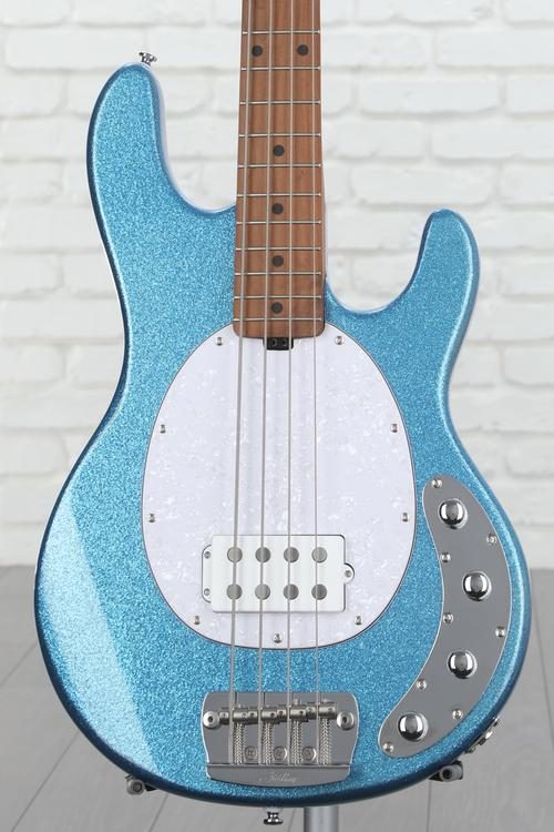 Sterling By Music Man StingRay RAY34 Bass Guitar - Blue Sparkle ...