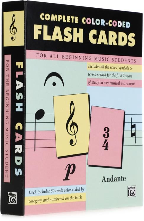 Alfred Complete Color-Coded Flash Cards | Sweetwater