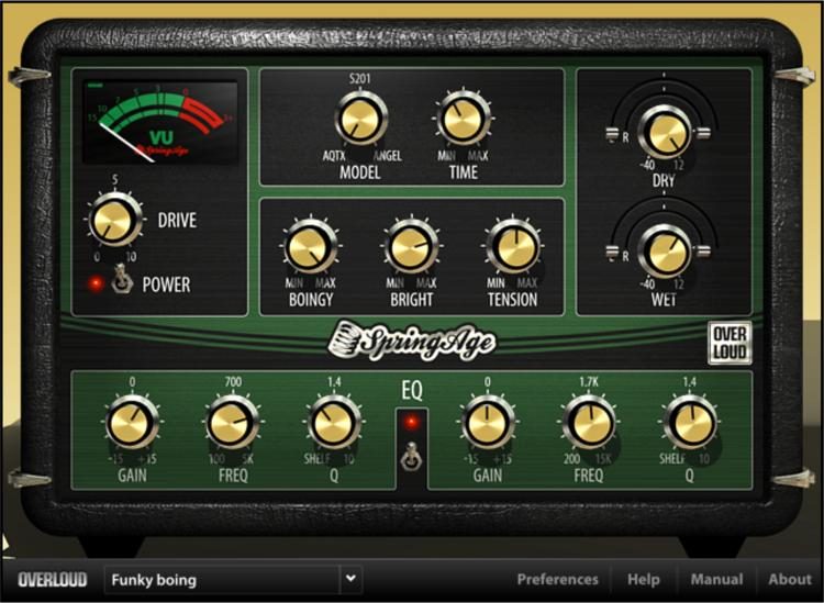Overloud SpringAge Spring Reverb Plug-In | Sweetwater