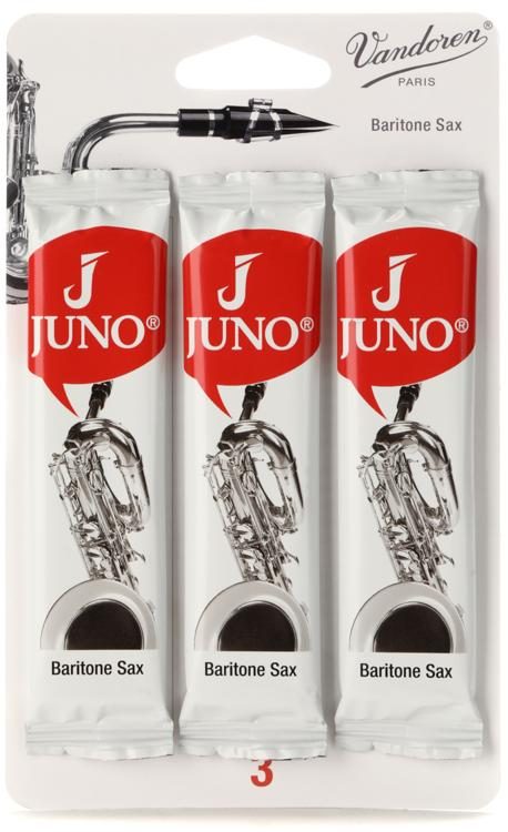 Juno JSR813/3 Baritone Saxophone Reeds - 3.0 (3-pack) | Sweetwater