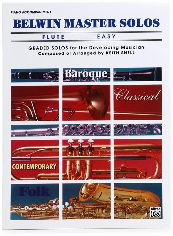 Alfred Music Belwin Master Solos, Volume 1: Flute (with Piano ...