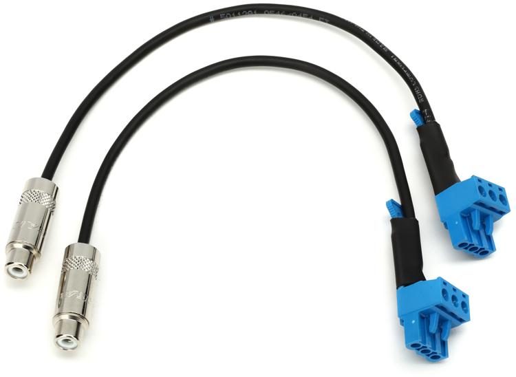 LEA Professional RCAF-2 RCA to Barrier In - 2 pack | Sweetwater