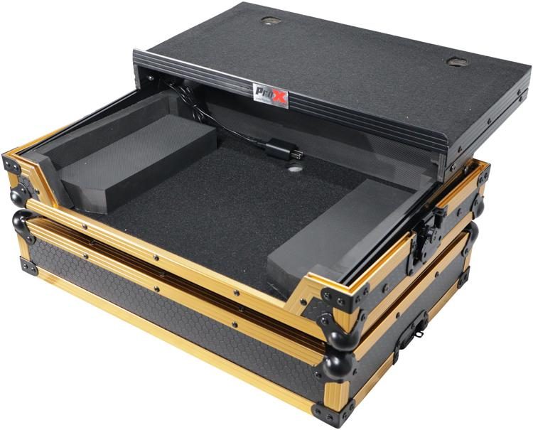 ProX X-DDJSB3-LT-GLD-LED Flight Case for Pioneer DJ Controllers - Gold ...