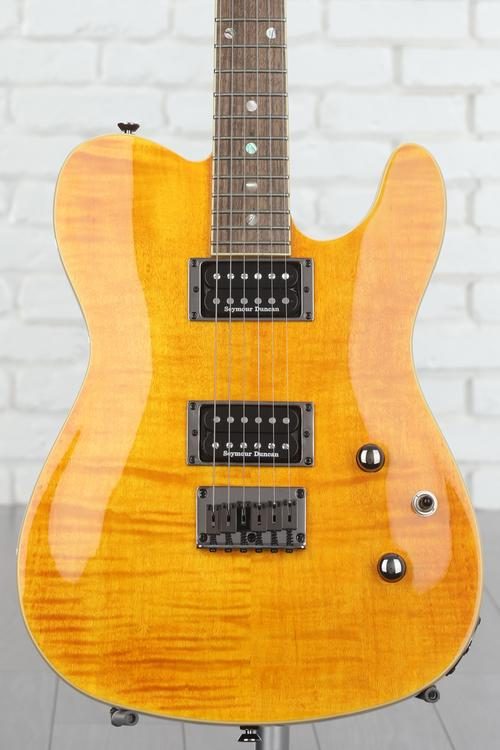 Fender Special Edition Custom Telecaster FMT HH - Amber | Sweetwater