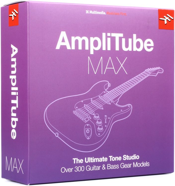 IK Multimedia AmpliTube MAX Bundle (boxed with USB Drive) | Sweetwater