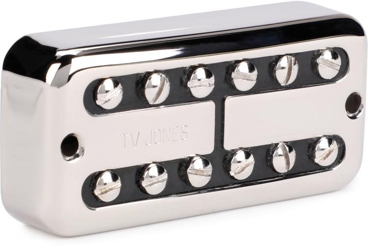 TV Jones Power'Tron Neck Humbucker Pickup - Nickel | Sweetwater