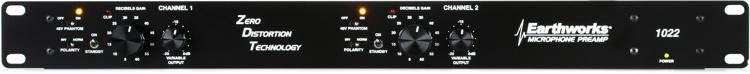 Earthworks 1022 2-channel Microphone Preamp | Sweetwater