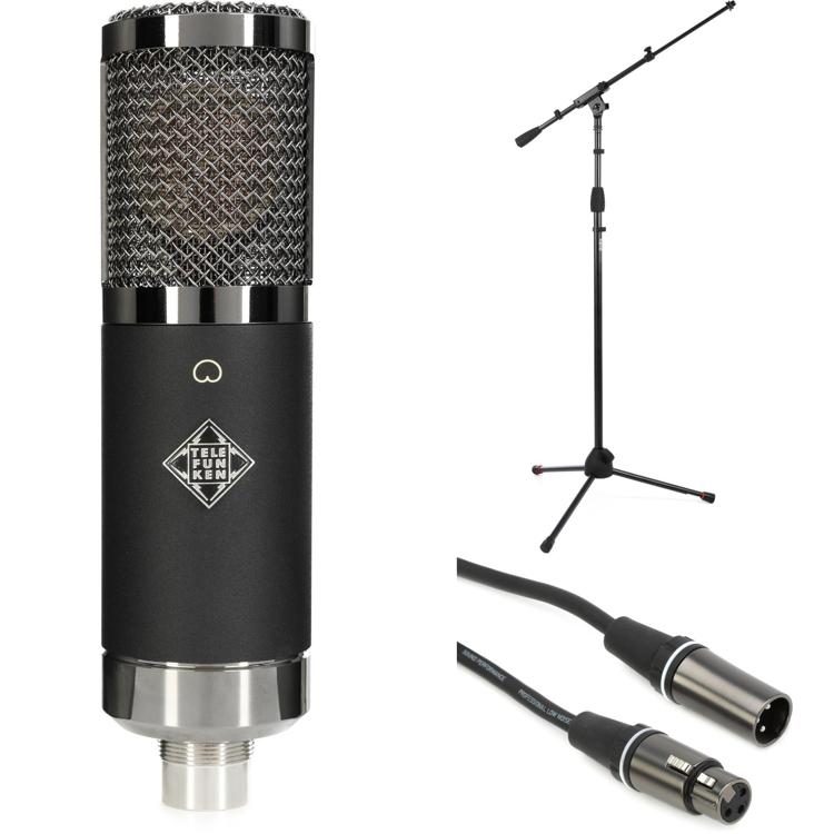Telefunken TF17 Large-diaphragm FET Condenser Microphone with Stand and ...