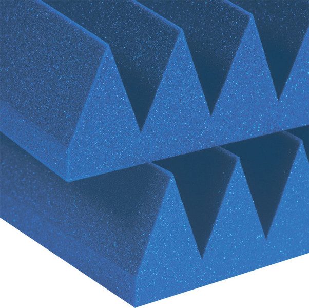 Auralex 4 inch Studiofoam Wedges 2x4 foot Acoustic Panel 6-pack - Blue ...