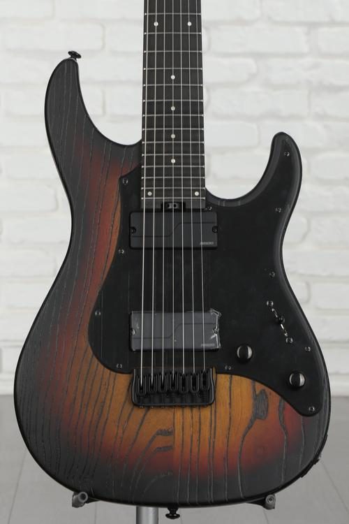 ESP SN-1007 7-string Baritone Electric Guitar - Fireblast | Sweetwater