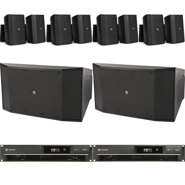 Electro-Voice Restaurant Sound System with EVID-S5.2T 300W 70V/100V 5. ...