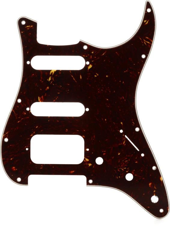 Fender 11-hole Modern-style Stratocaster H/S/S Pickguard - Tortoise ...
