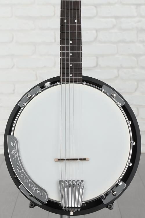 Gold Tone CC-Banjitar Cripple Creek Banjitar - Vintage Brown Satin ...