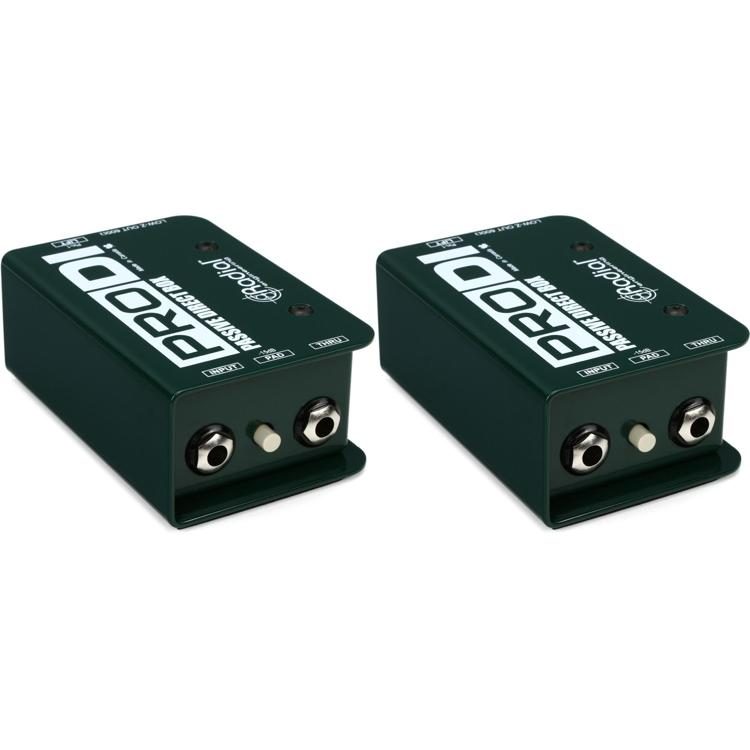 Radial ProDI 1-channel Passive Instrument Direct Box (2-Pack) | Sweetwater