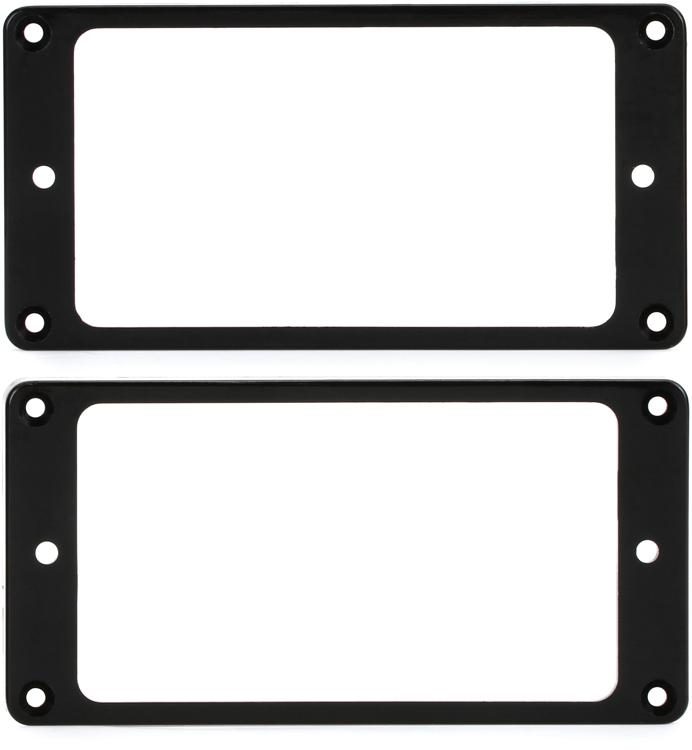 PRS Humbucker Pickup Rings - Black - Slanted | Sweetwater