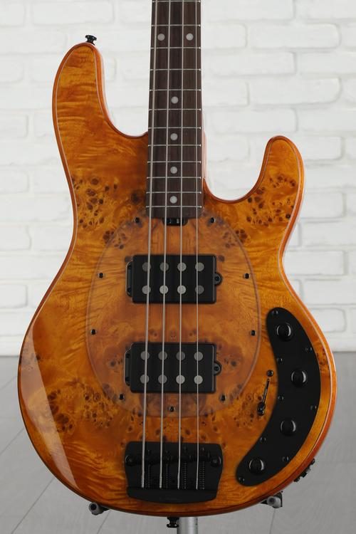 Sterling By Music Man StingRay RAY34HH Bass Guitar - Amber | Sweetwater