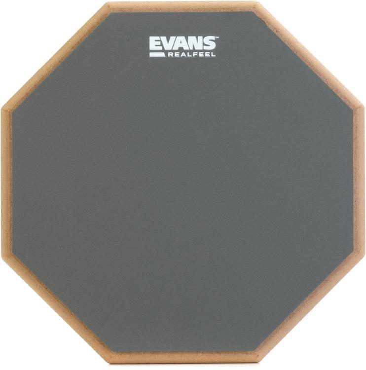 Evans RealFeel Single-sided Practice Drum Pad - 12inch | Sweetwater