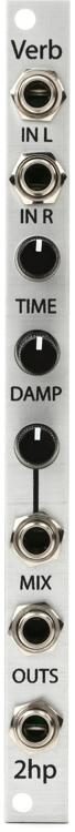 2HP Verb Eurorack Reverb Module - Silver | Sweetwater
