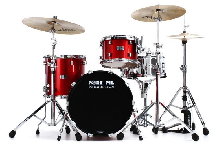 Pork Pie Percussion Little Squealer 4-piece Shell Pack with Snare - 20 ...