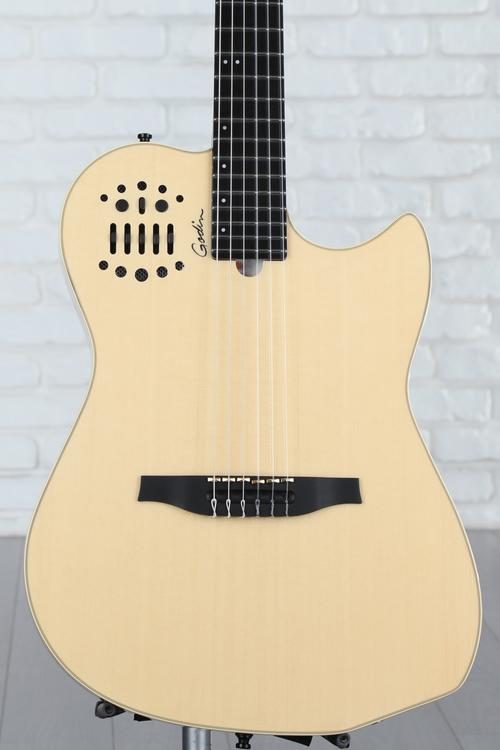 Godin MultiAc Nylon SA Acoustic-Electric Guitar - Natural | Sweetwater