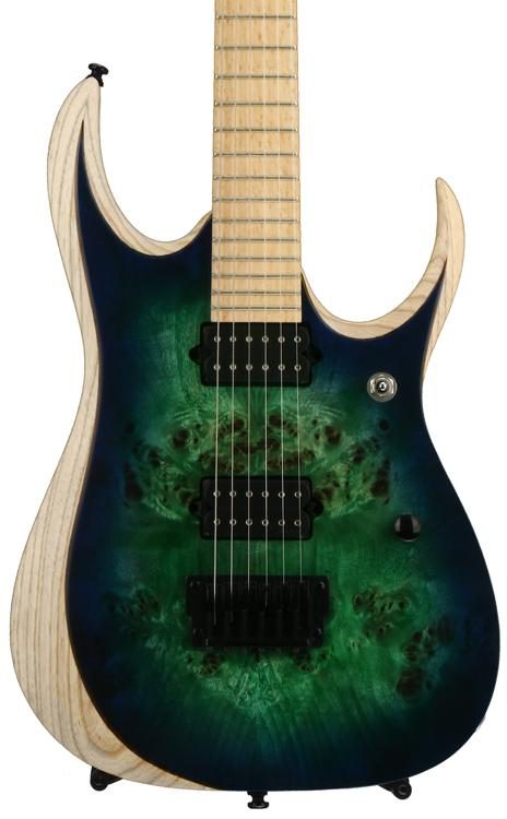 Ibanez RGD Iron Label RGDIX6MPB "Dent and Scratch" - Surreal Blue Burst ...