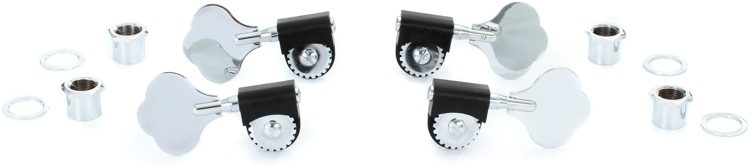 Grover 143C Lightweight Bass Tuning Machines - 2+2 - Chrome | Sweetwater