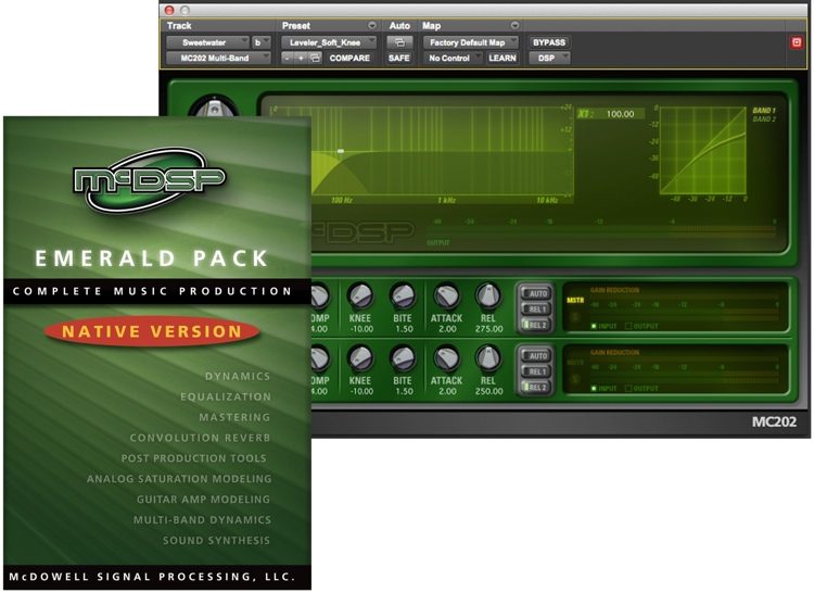 McDSP Emerald Pack Native v5 Upgrade from Classic Pack Native | Sweetwater